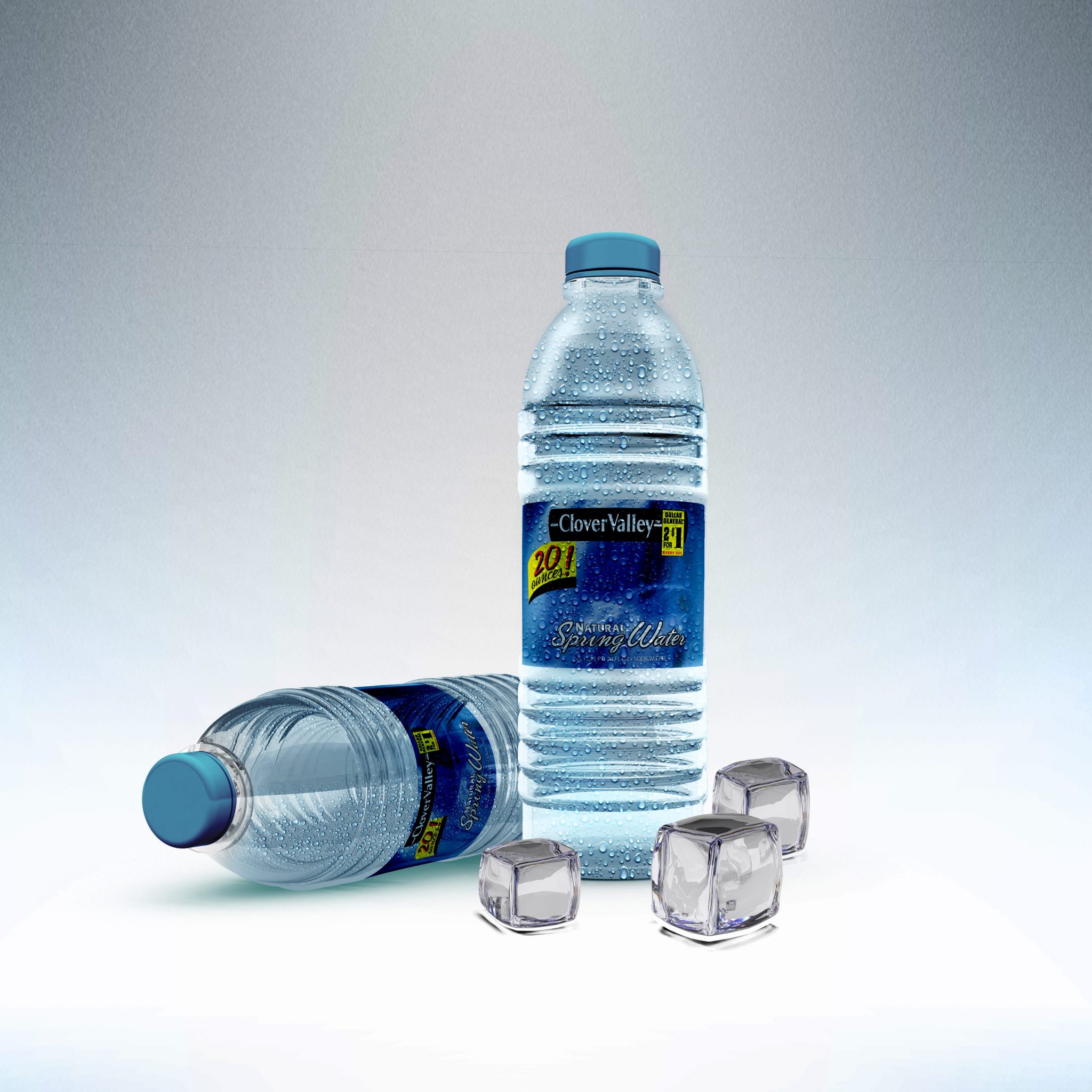 Clover Valley Spring Water - Saxon Creative